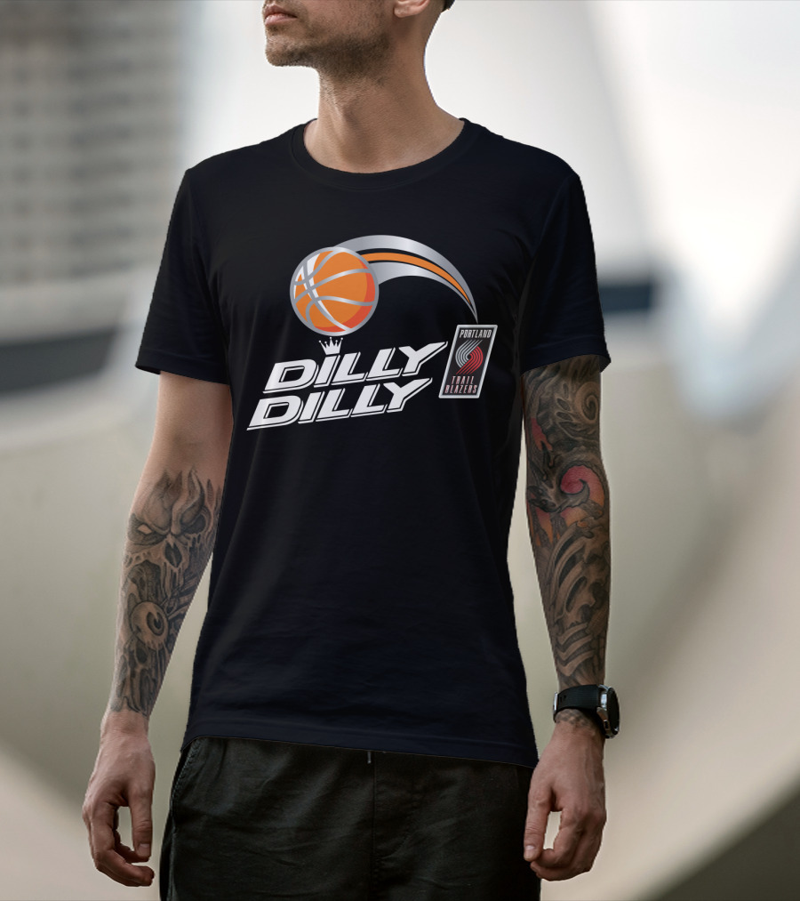 Portland Trail Blazers Dilly Dilly Basketball T-Shirt