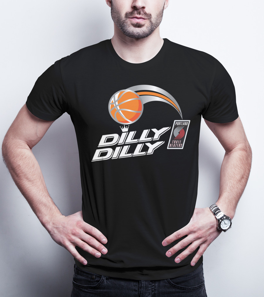 Portland Trail Blazers Dilly Dilly Basketball T-Shirt