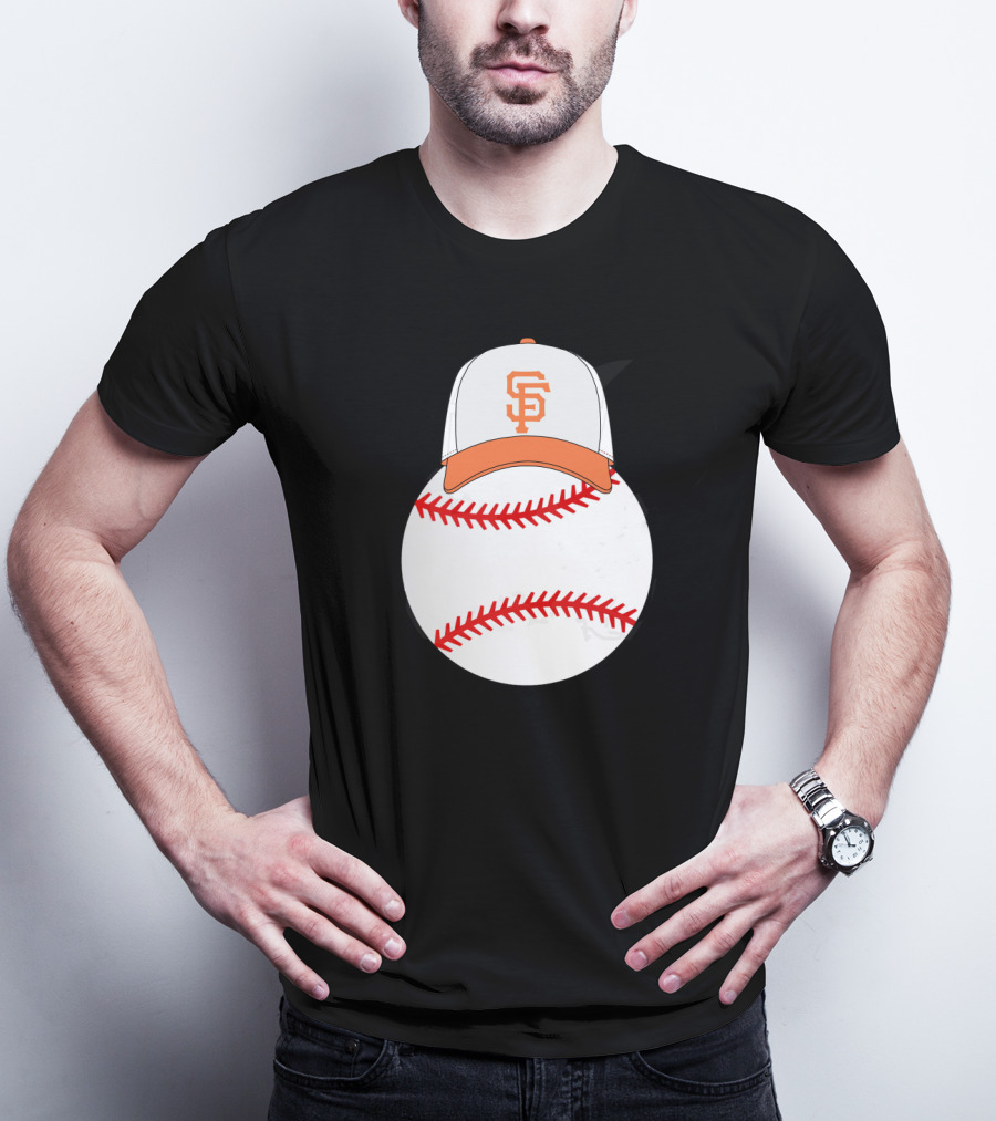 San Francisco Giants Mickey Mouse Ears Baseball Cap T-Shirt