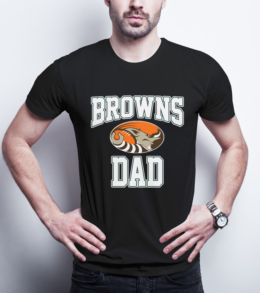 Cleveland Browns Dad Football Father's Day T-Shirt