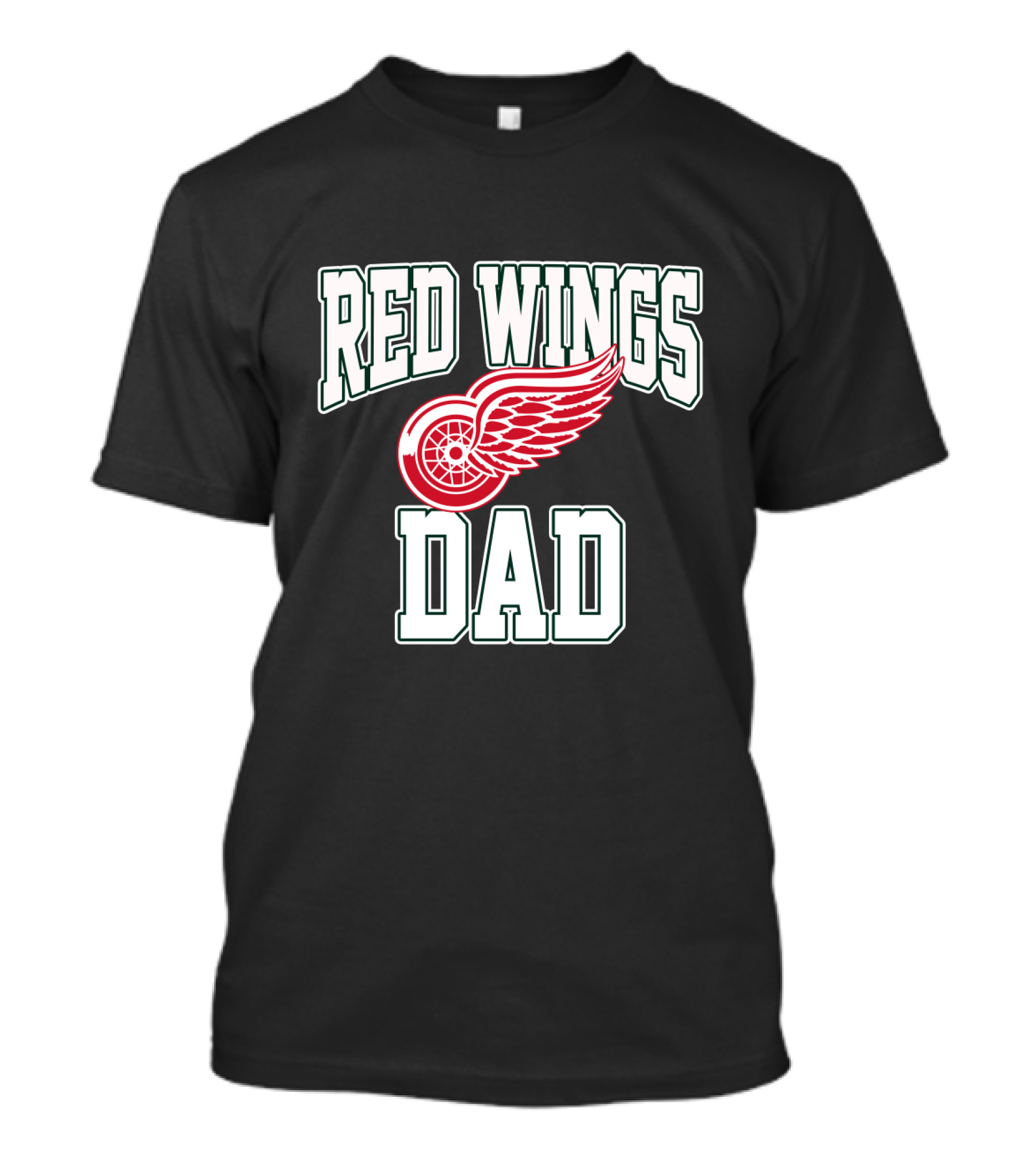 Detroit Red Wings Dad NHL Hockey Fan Gift T-Shirt