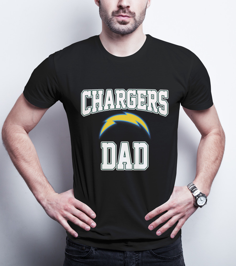 Los Angeles Chargers Dad Fathers Day T-Shirt