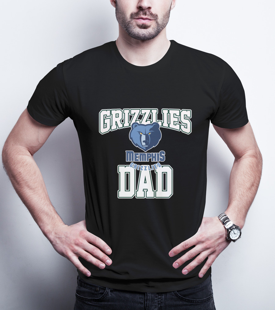 Memphis Grizzlies Dad Best Fathers Day Gift T-Shirt