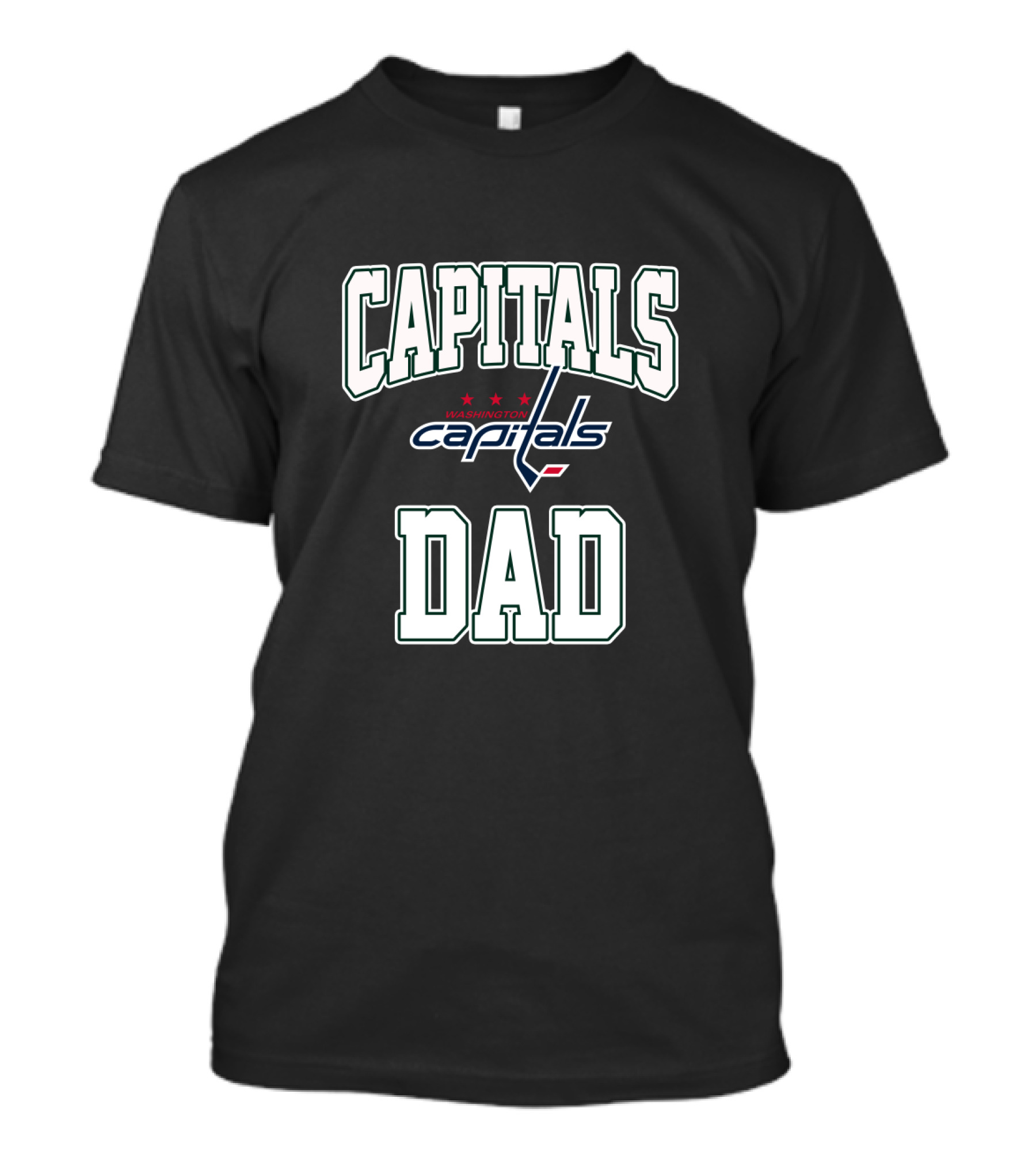 Washington Capitals Dad Proud Supporter Fan Gear T-Shirt