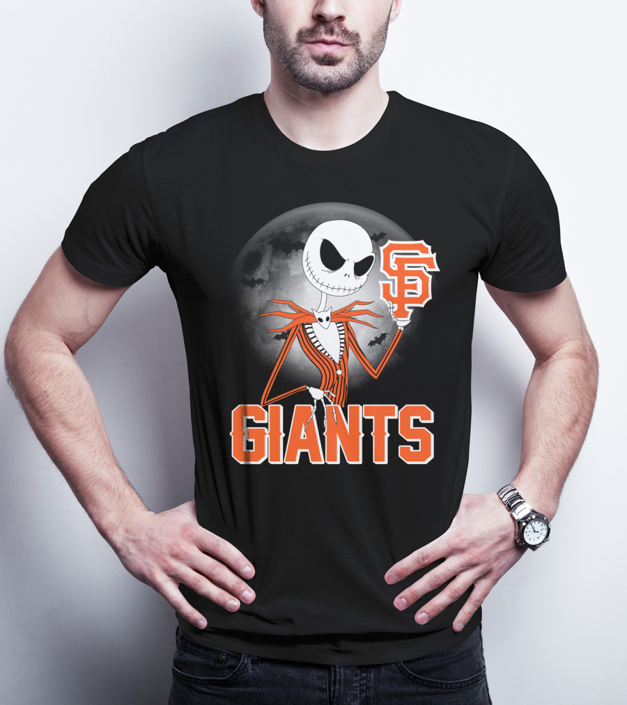 Jack Skellington San Francisco Giants Halloween T-Shirt