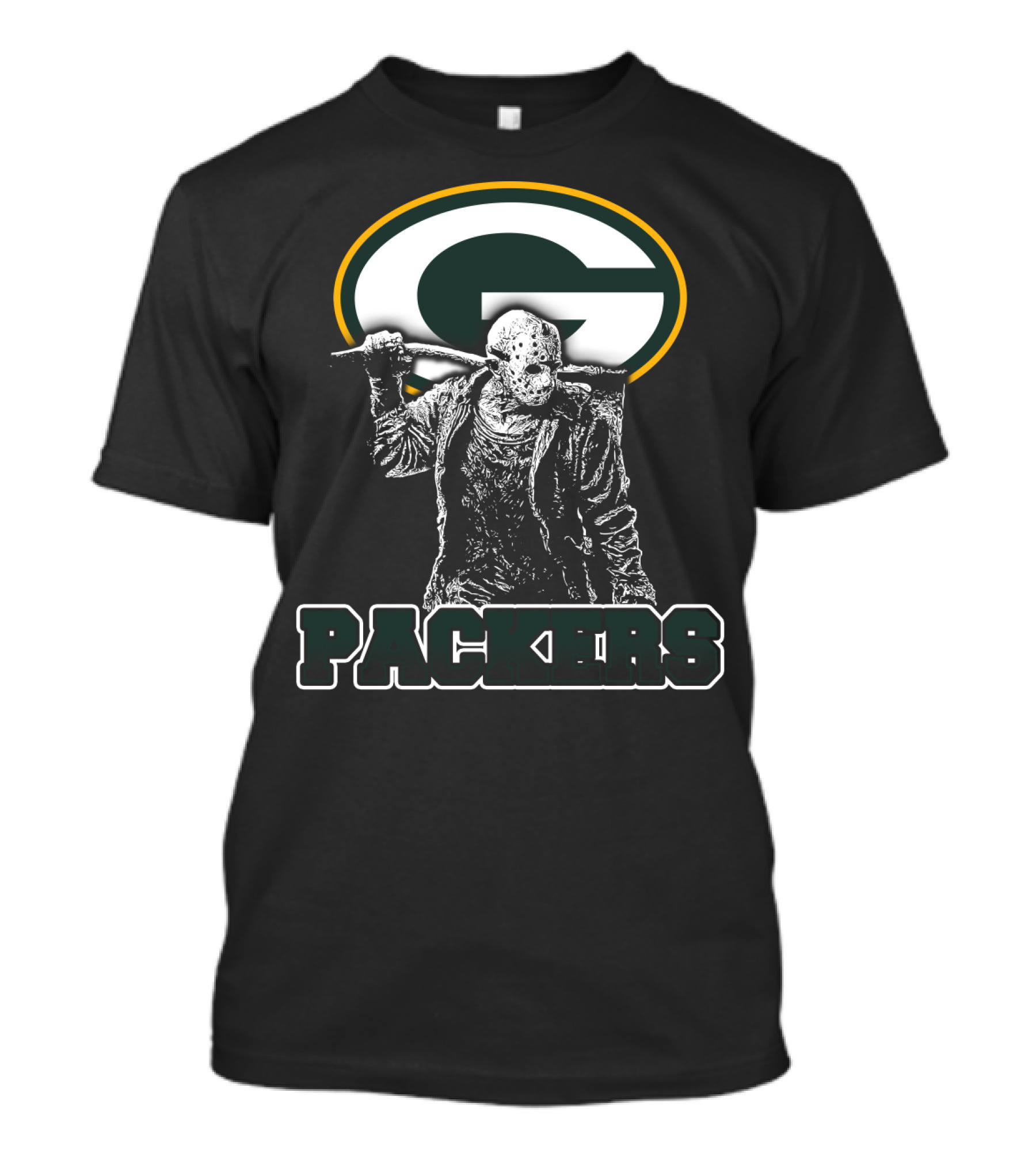 Packers Jason Voorhees Horror Mashup T-Shirt