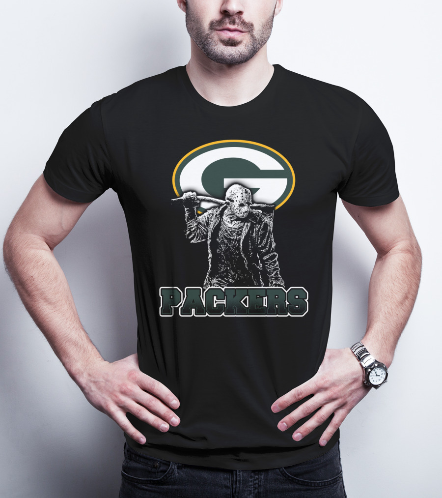 Packers Jason Voorhees Horror Mashup T-Shirt