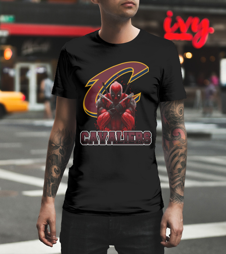 Cleveland Cavaliers Deadpool Mashup Fan T-Shirt
