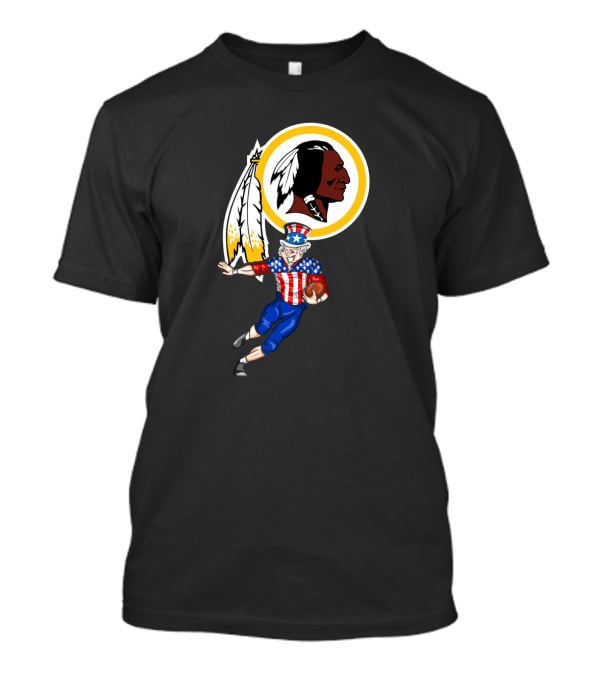 4Th July Uncle Sam With Washington Football Team T-Shirt