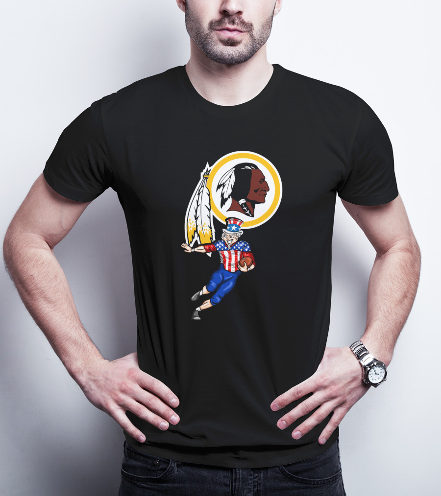 4Th July Uncle Sam With Washington Football Team T-Shirt
