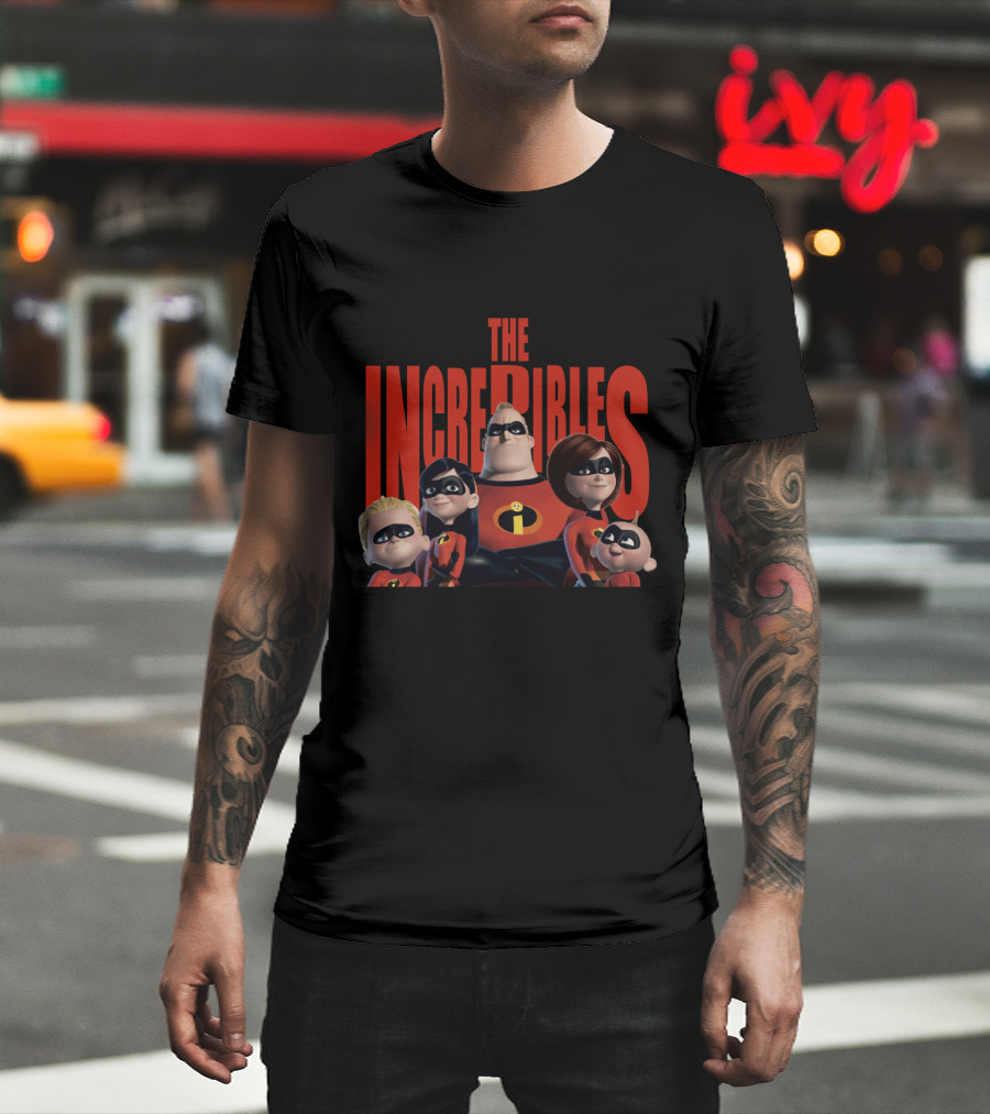 The Incredibles Family Character T-Shirt