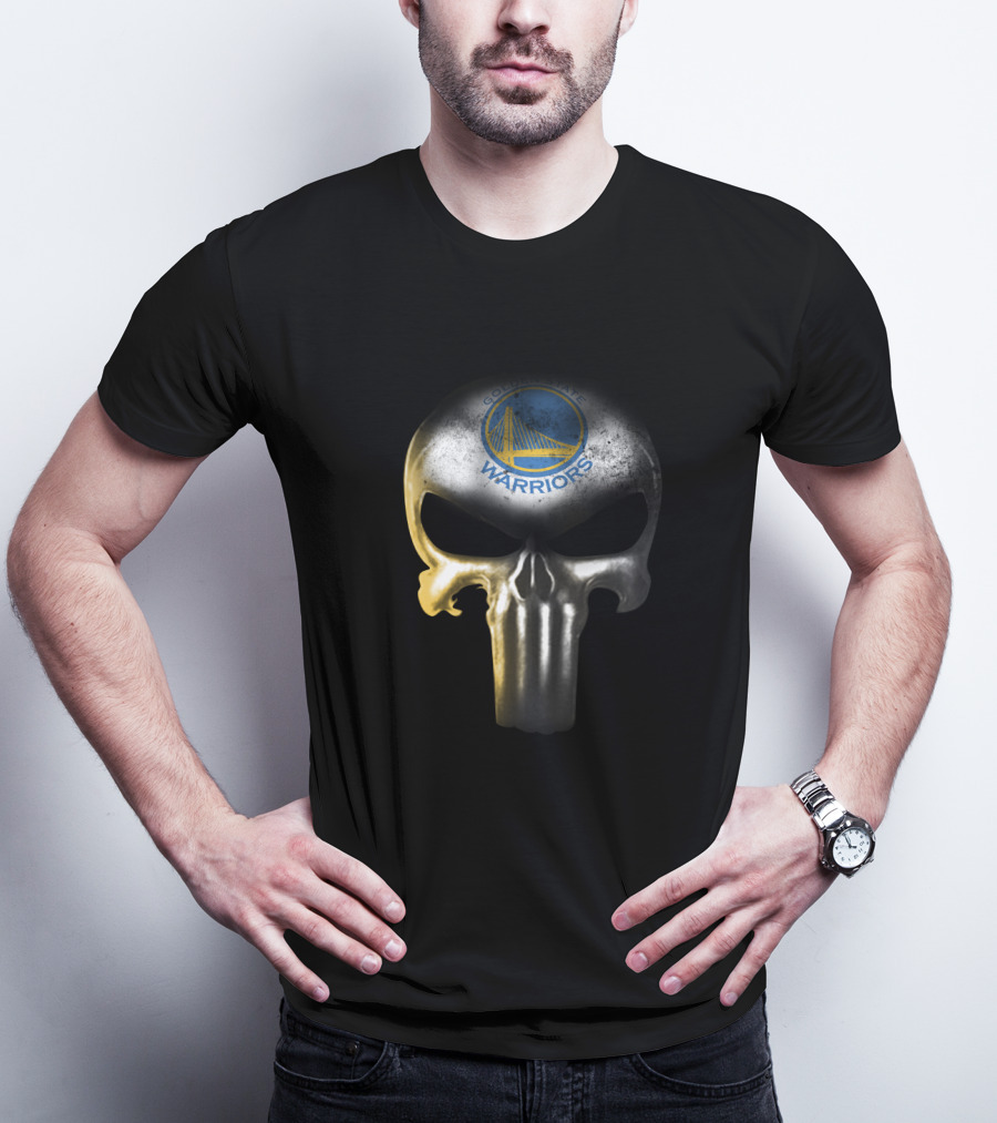 Golden State Warriors Punisher Skull Fan T-Shirt