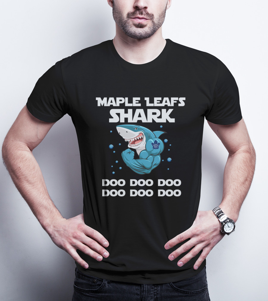 Maple Leafs Shark Doo Doo Doo Doo Doo Doo Toronto Hockey Fan Pop Culture T-Shirt