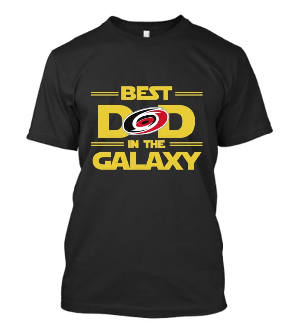 Best Dad In The Galaxy Carolina Hurricanes T-Shirt