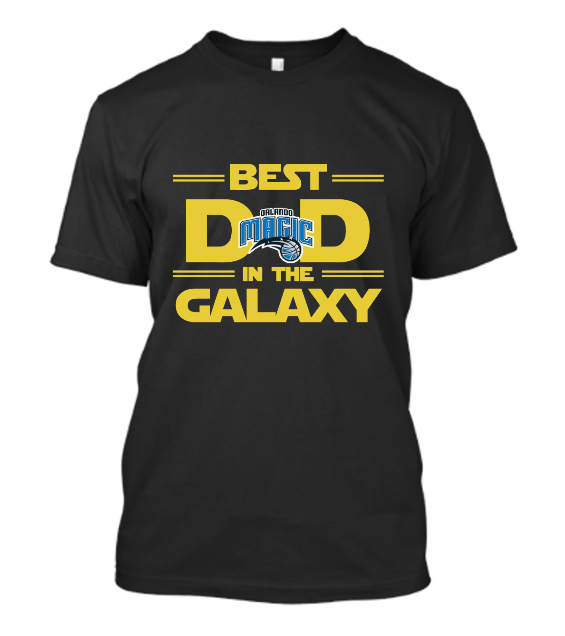Best Orlando Magic Dad In The Galaxy Basketball Fan Star Homage T-Shirt