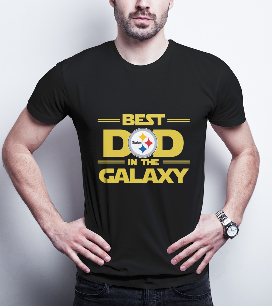 Best Pittsburgh Steelers Dad In The Galaxy T-Shirt