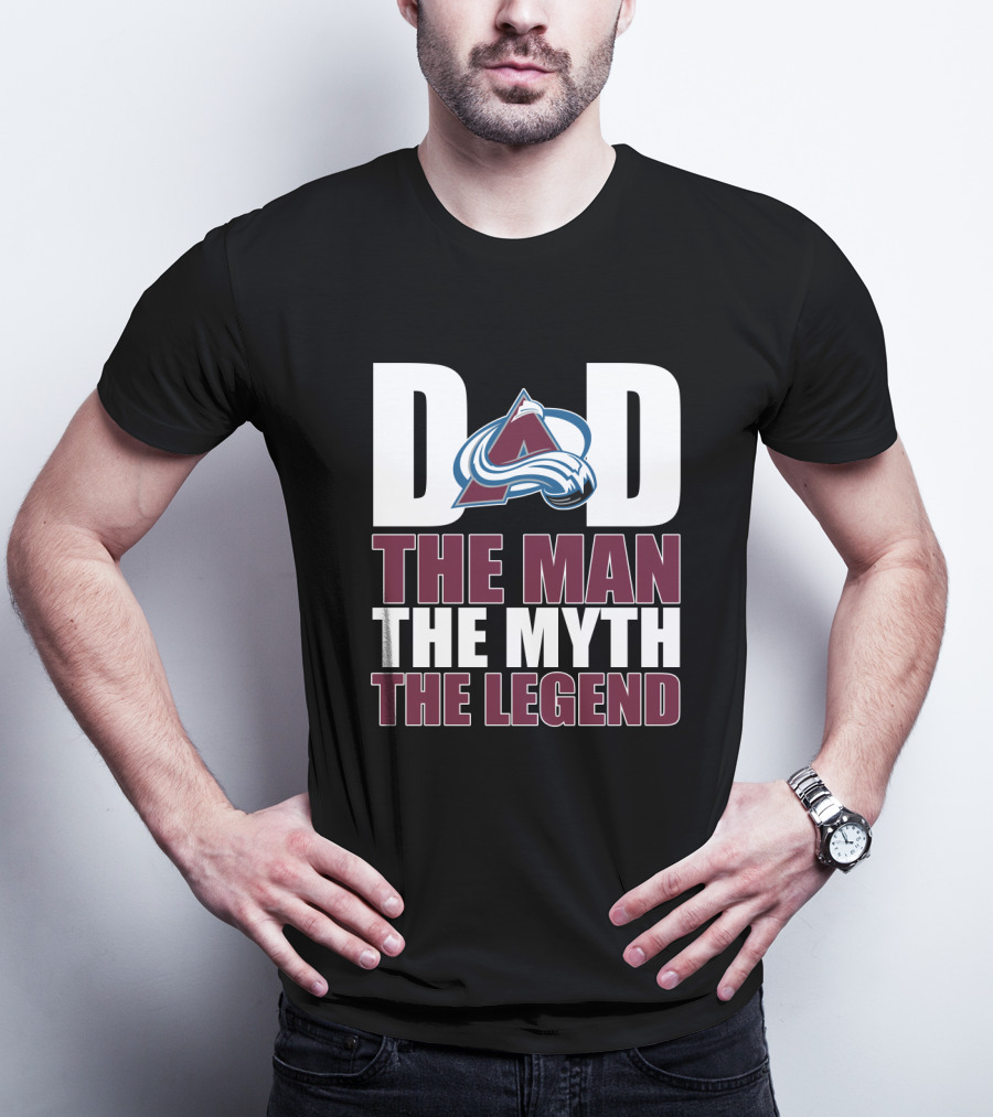 Colorado Avalanche Dad The Man The Myth The Legend T-Shirt