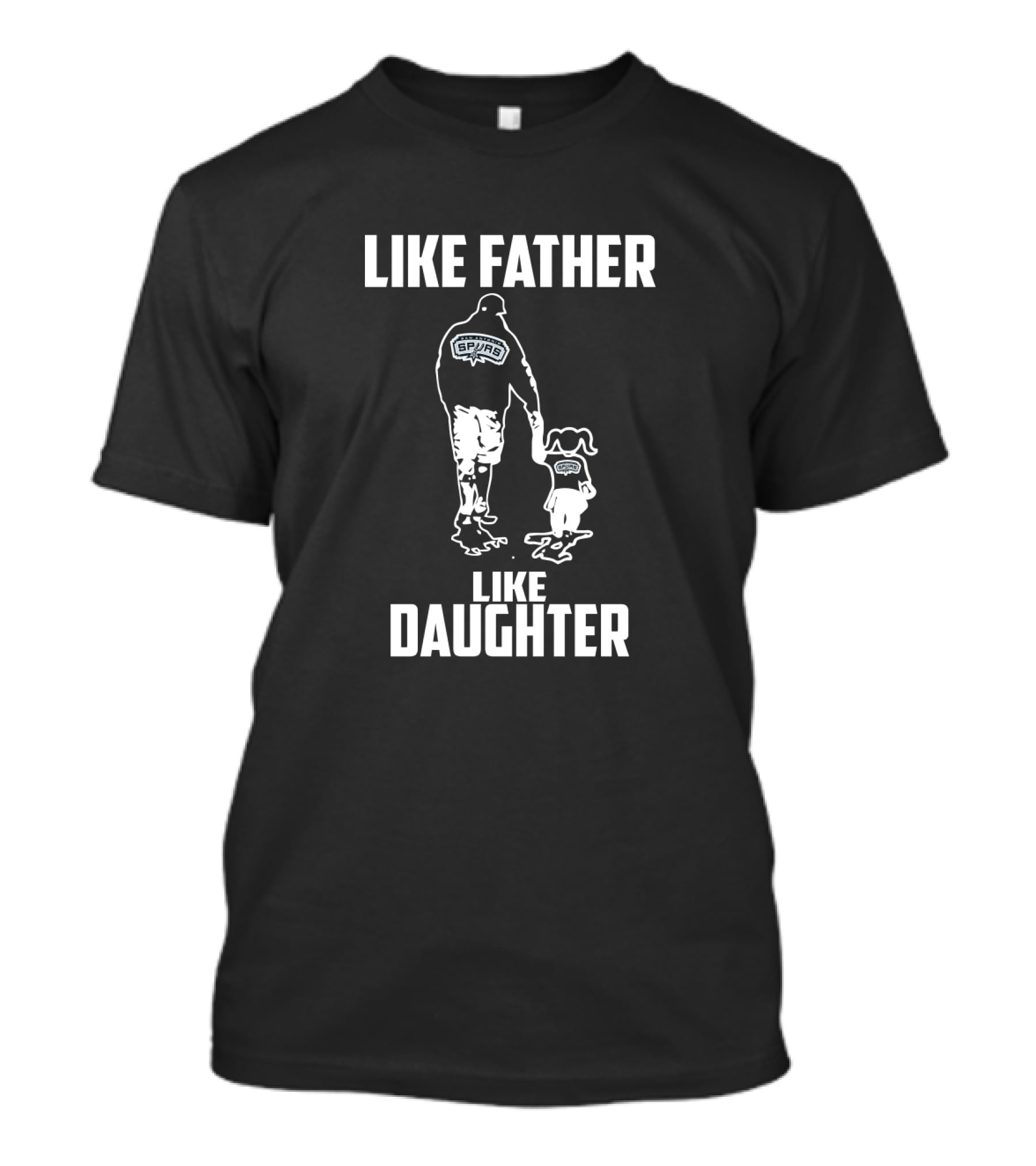 Like Father Like Daughter San Antonio Spurs Fan Connection T-Shirt