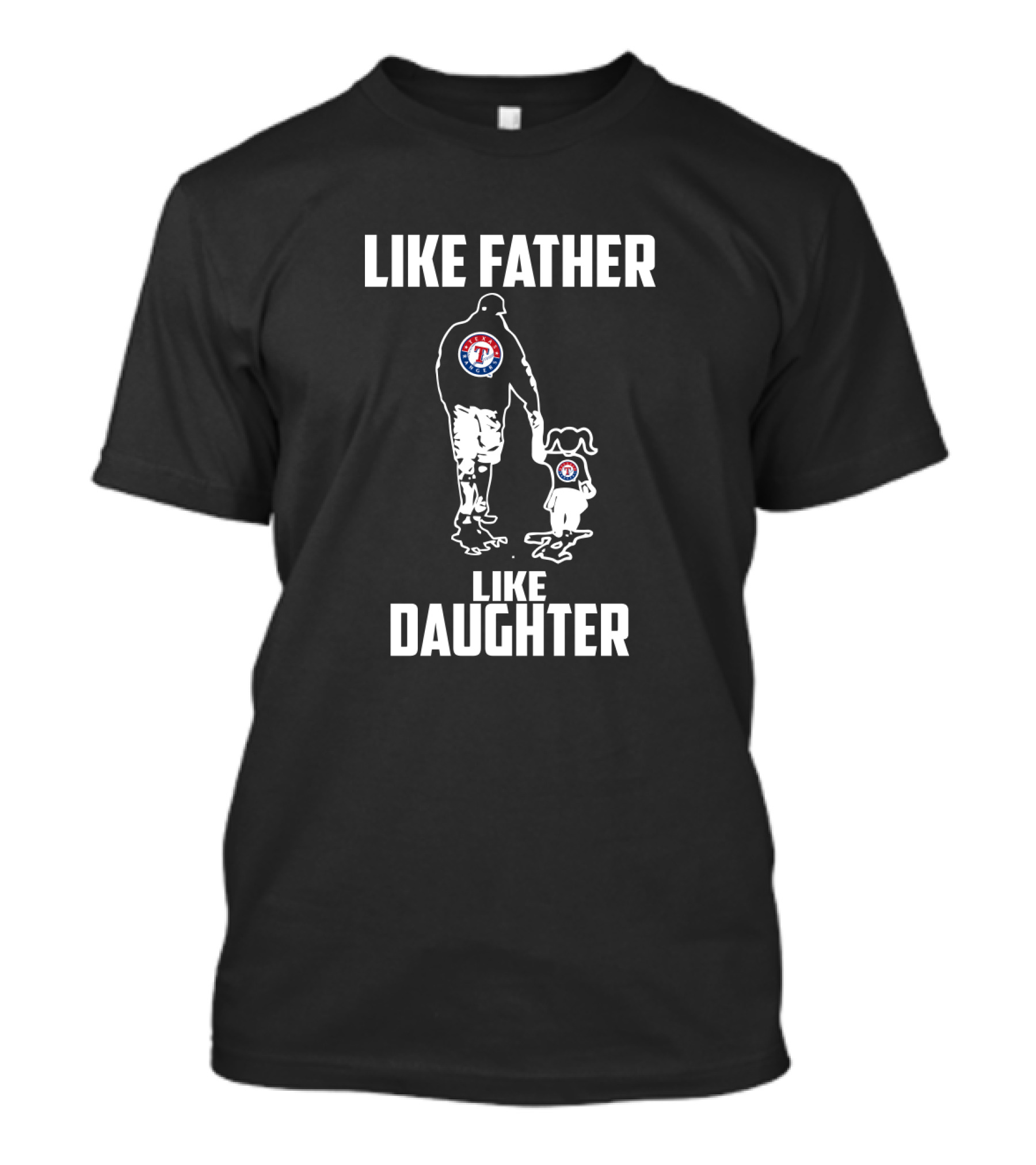Like Father Like Daughter Texas Rangers Team Spirit T-Shirt