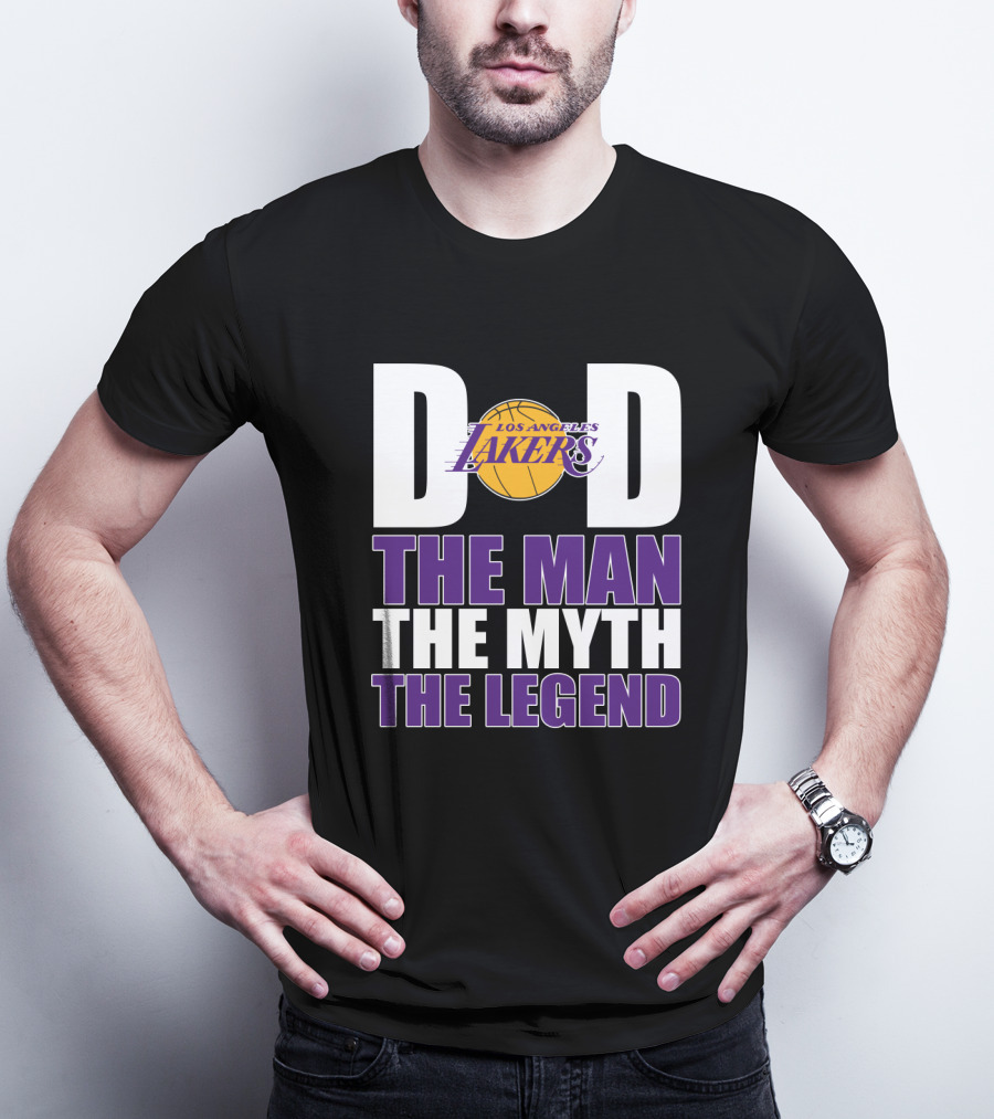 Los Angeles Lakers Dad The Man The Myth The Legend T-Shirt