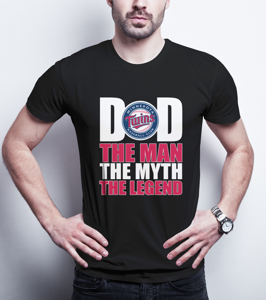 Minnesota Twins Dad Baseball Club The Man The Myth The Legend T-Shirt