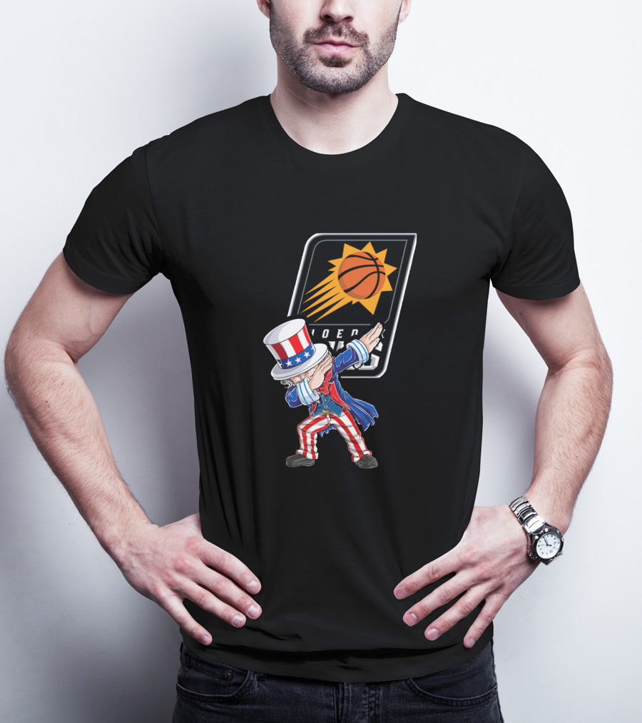 Uncle Sam Dabbing Phoenix Suns 4Th Of July Celebration T-Shirt