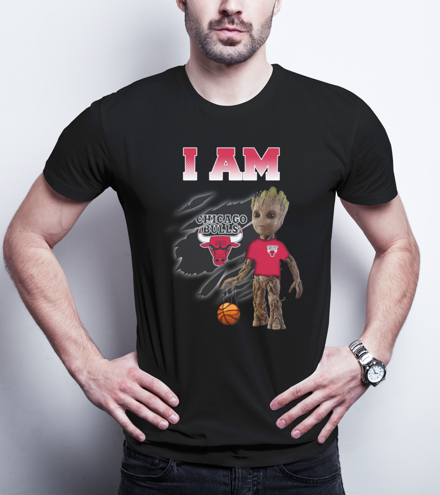 I'm Chicago Bulls Groot Basketball Fan T-Shirt