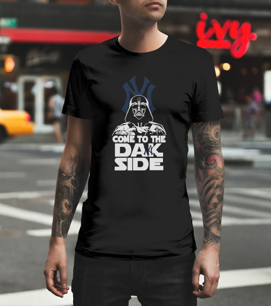 Darth Vader Come To The Dark Side New York Yankees Fans T-Shirt