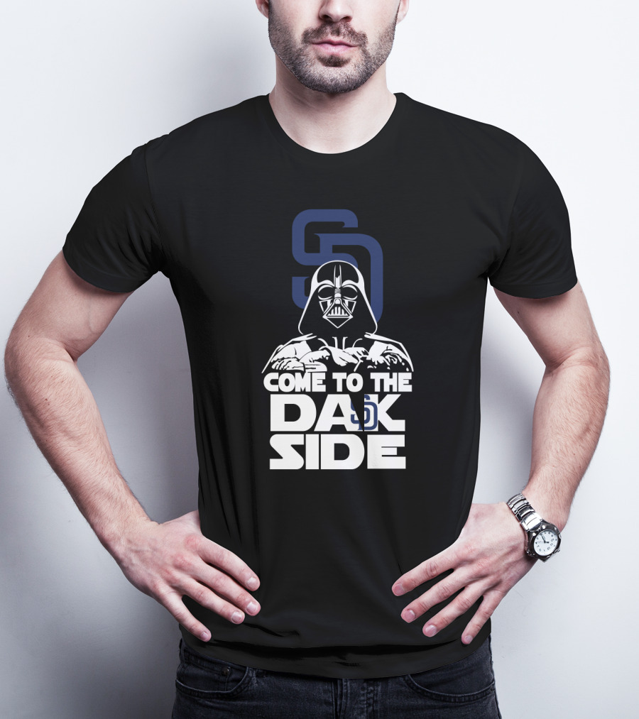 Darth Vader Come To The Dark Side San Diego Padres Fans T-Shirt