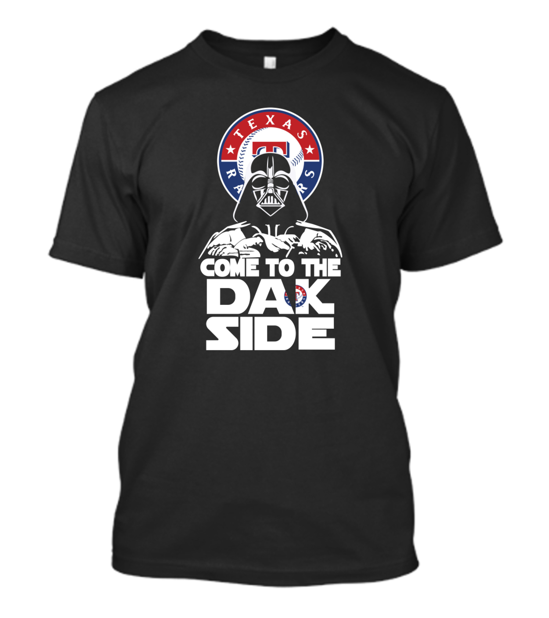 Come To The Dak Side Darth Vader Texas Rangers T-Shirt