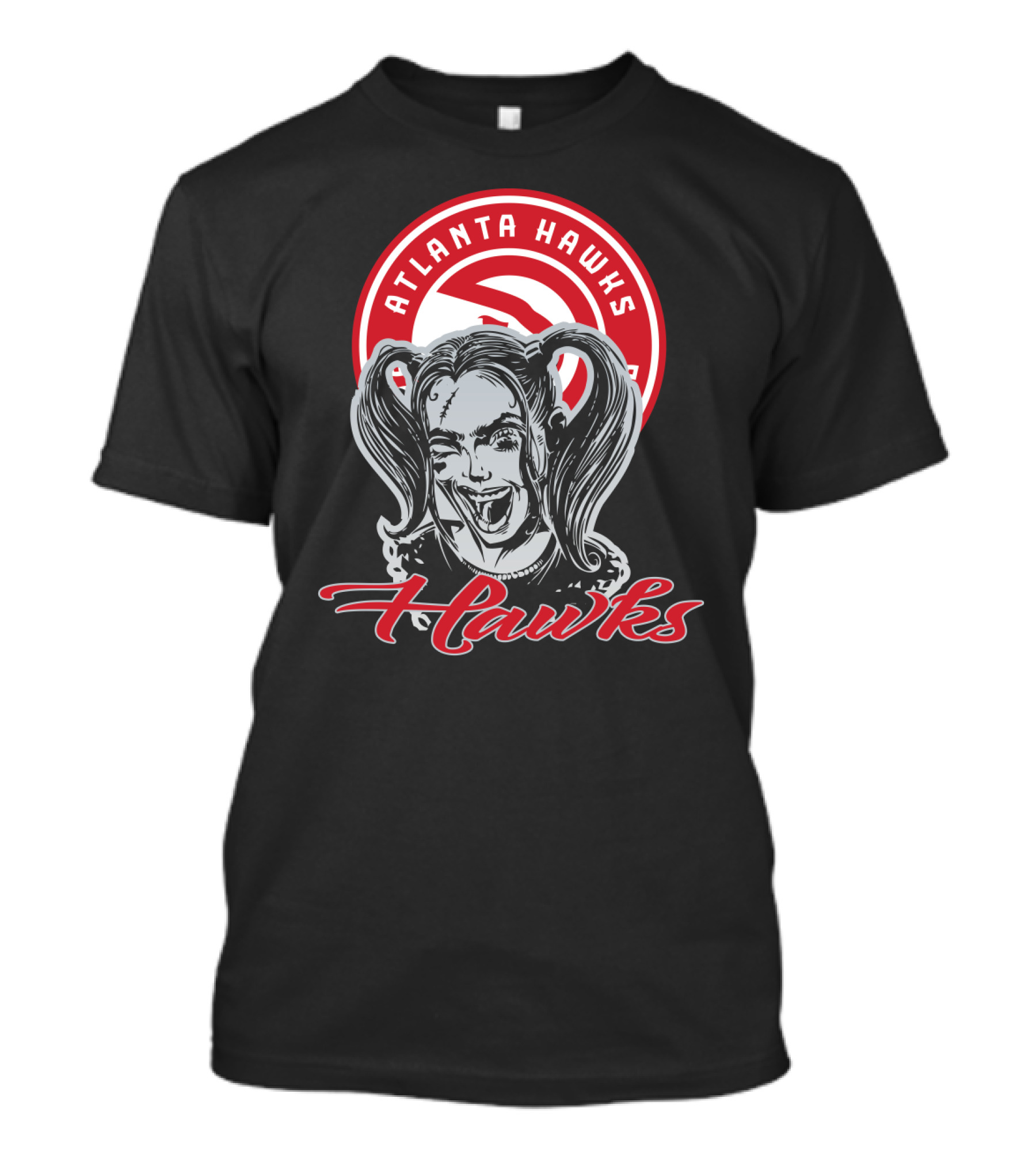 Atlanta Hawks Harley Quinn Fans Enthusiasts T-Shirt