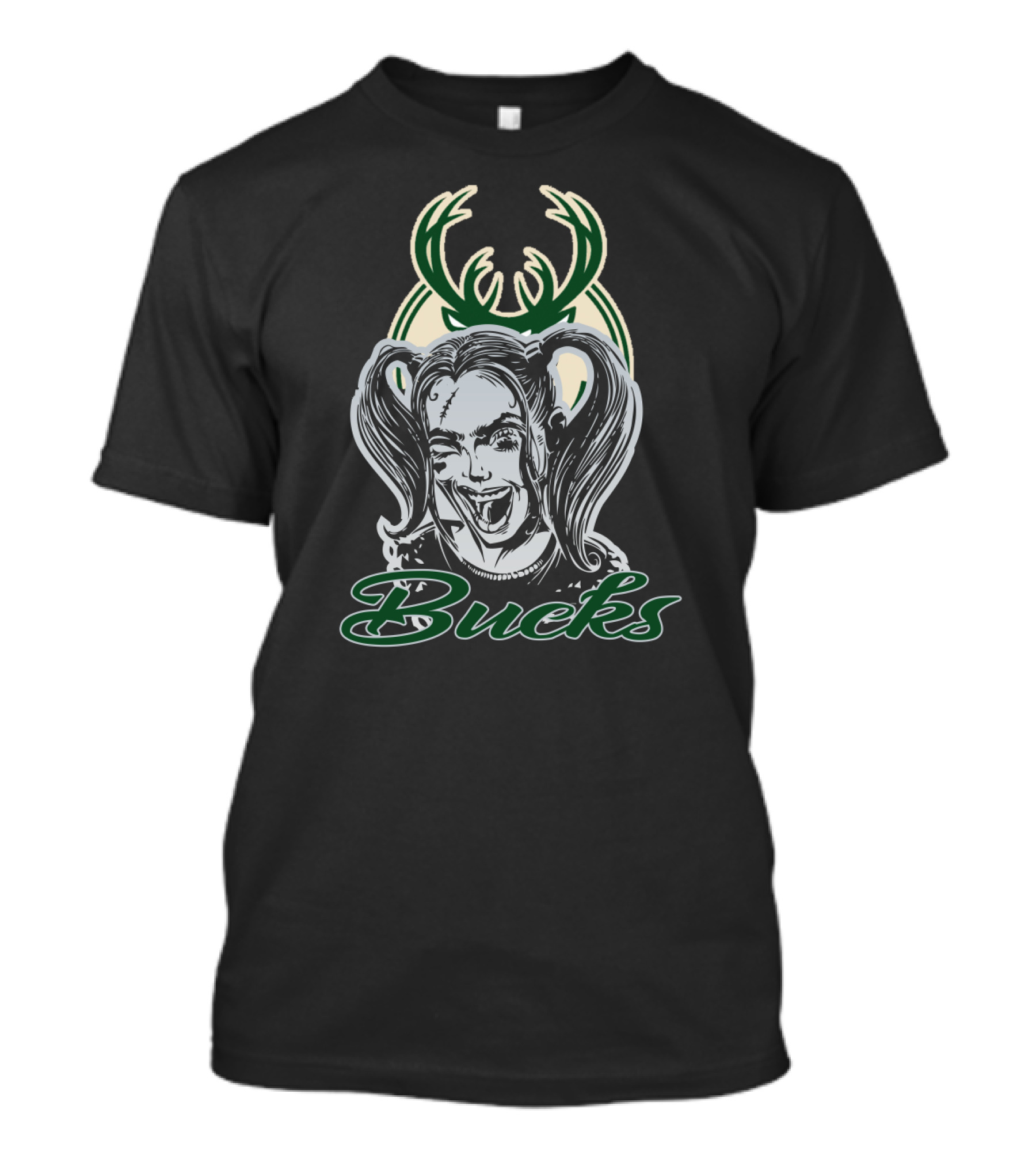 Harley Quinn Bucks Fans Deer Antlers T-Shirt