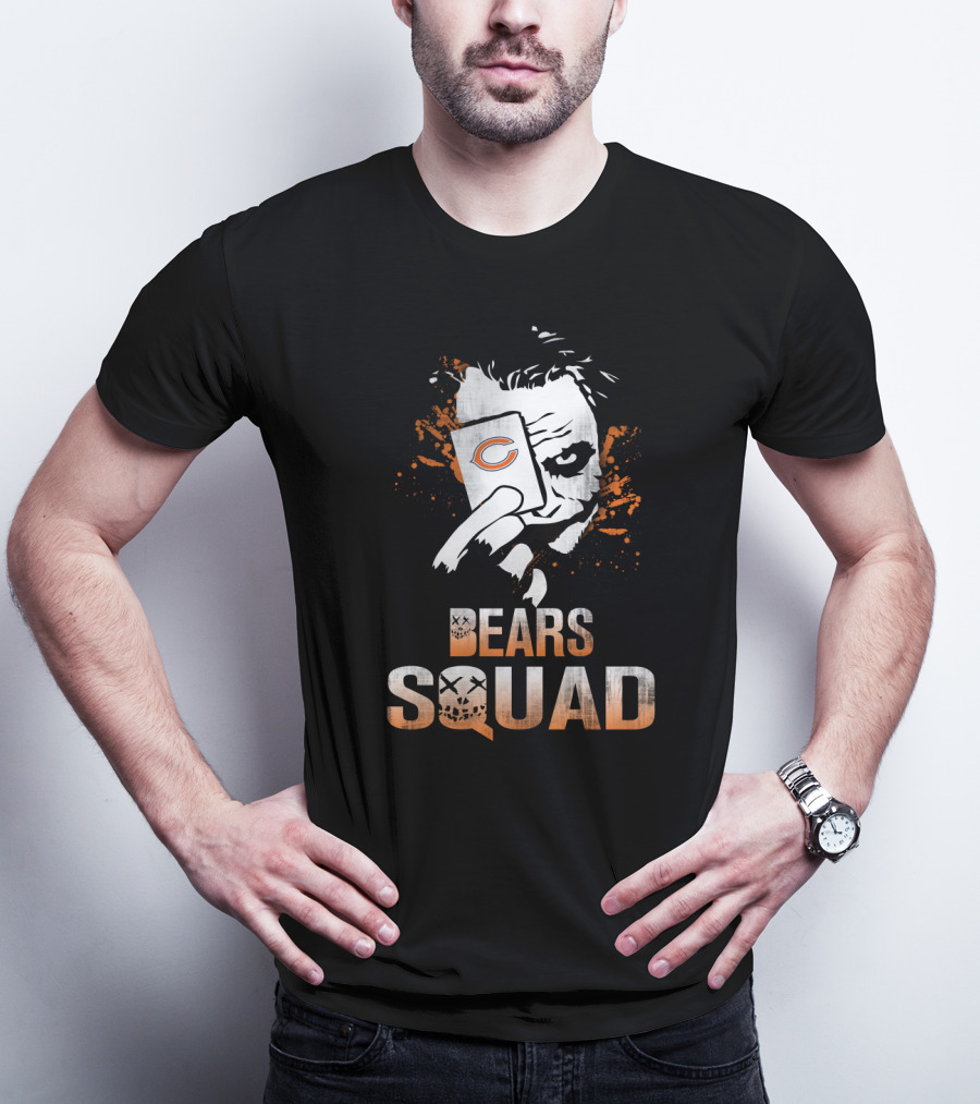 Bears Squad Joker Card Chicago Bears Fans T-Shirt