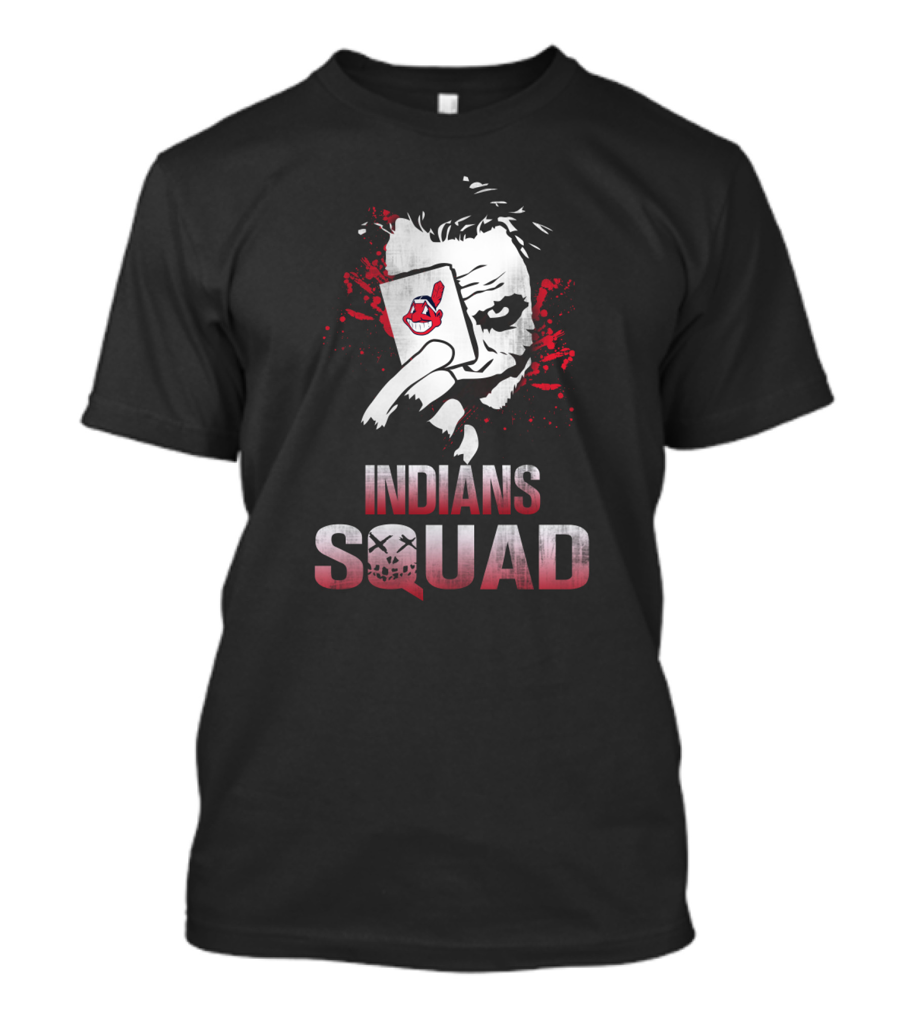 Indians Squad Joker Card Face Paint T-Shirt