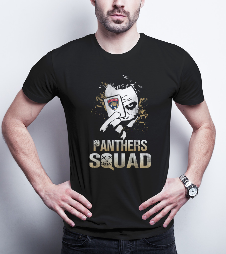 Panthers Squad Florida Panthers Fan Joker Card T-Shirt