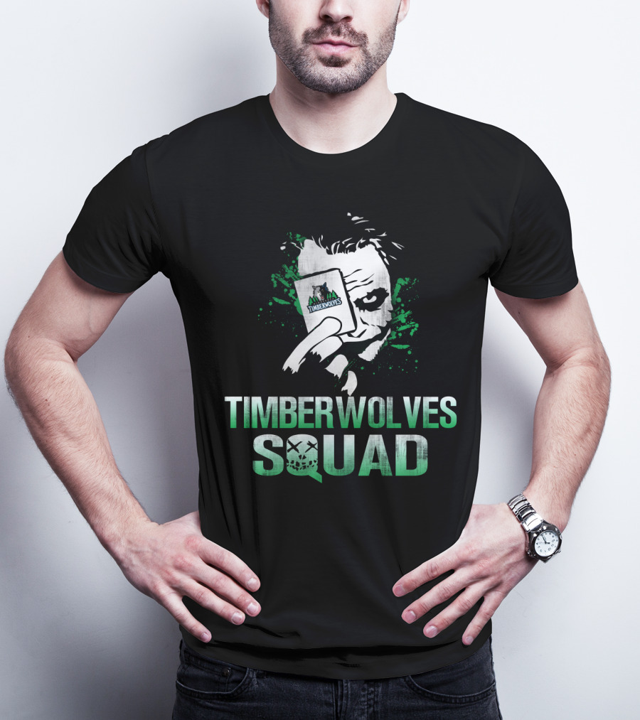 Timberwolves Squad Joker Card Fan T-Shirt