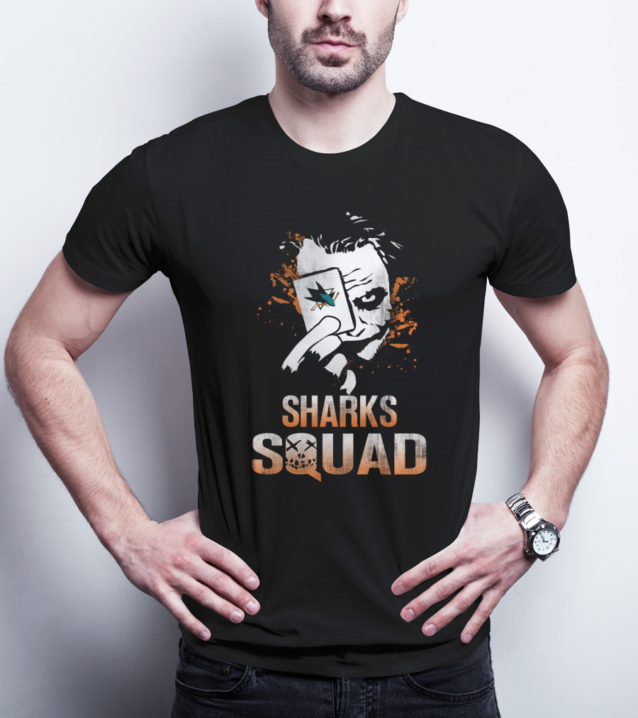 Sharks Squad Joker Card San Jose T-Shirt