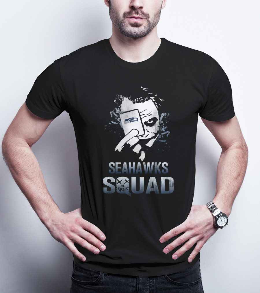 Seahawks Squad Joker Card Seattle Seahawks Fans T-Shirt
