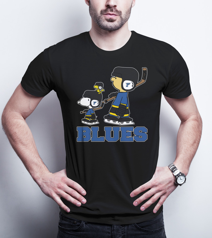 Snoopy Woodstock St. Louis Blues Hockey Fans Dumpty T-Shirt