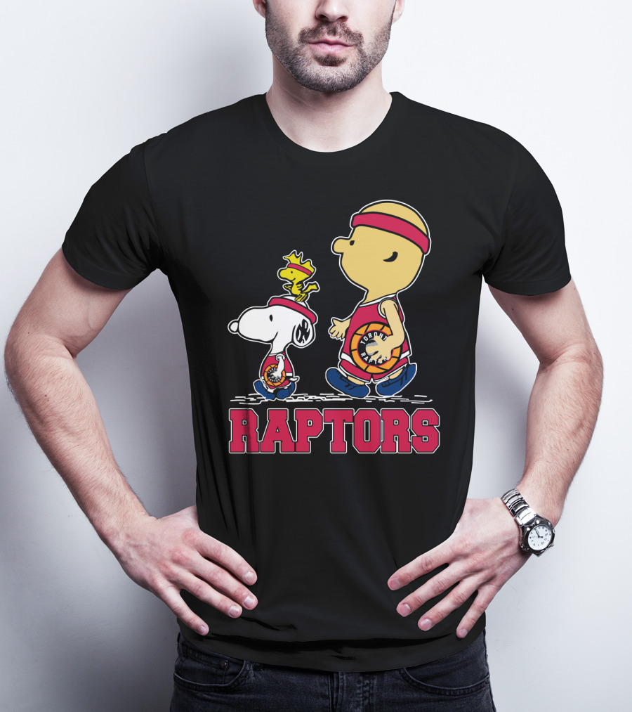 Snoopy Toronto Raptors Woodstock Raptor Fans T-Shirt