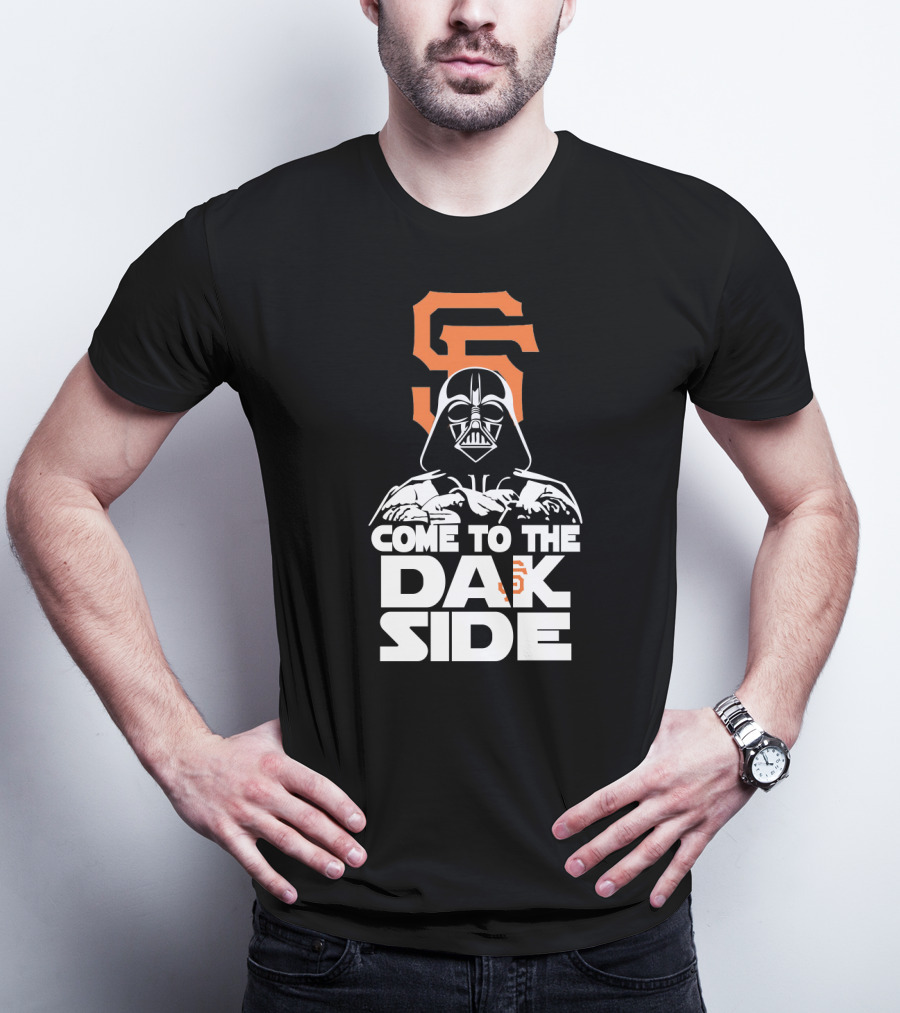 Darth Vader Come To The Dark Side San Francisco Giants T-Shirt