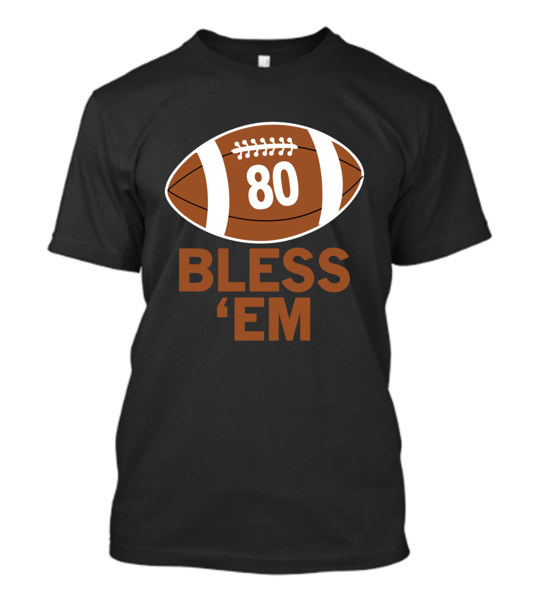 Cleveland Browns Bless Em 80 Football T-Shirt