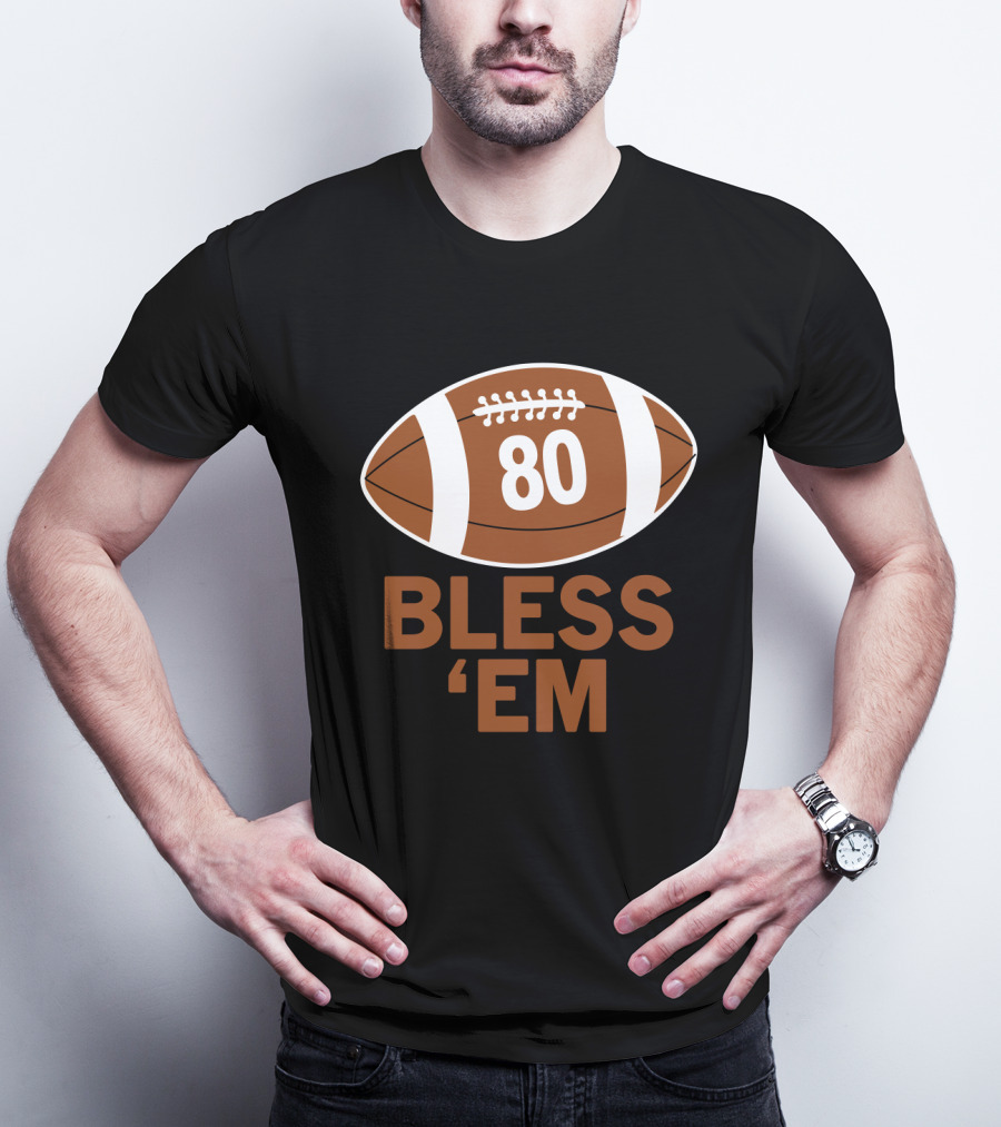 Cleveland Browns Bless Em 80 Football T-Shirt
