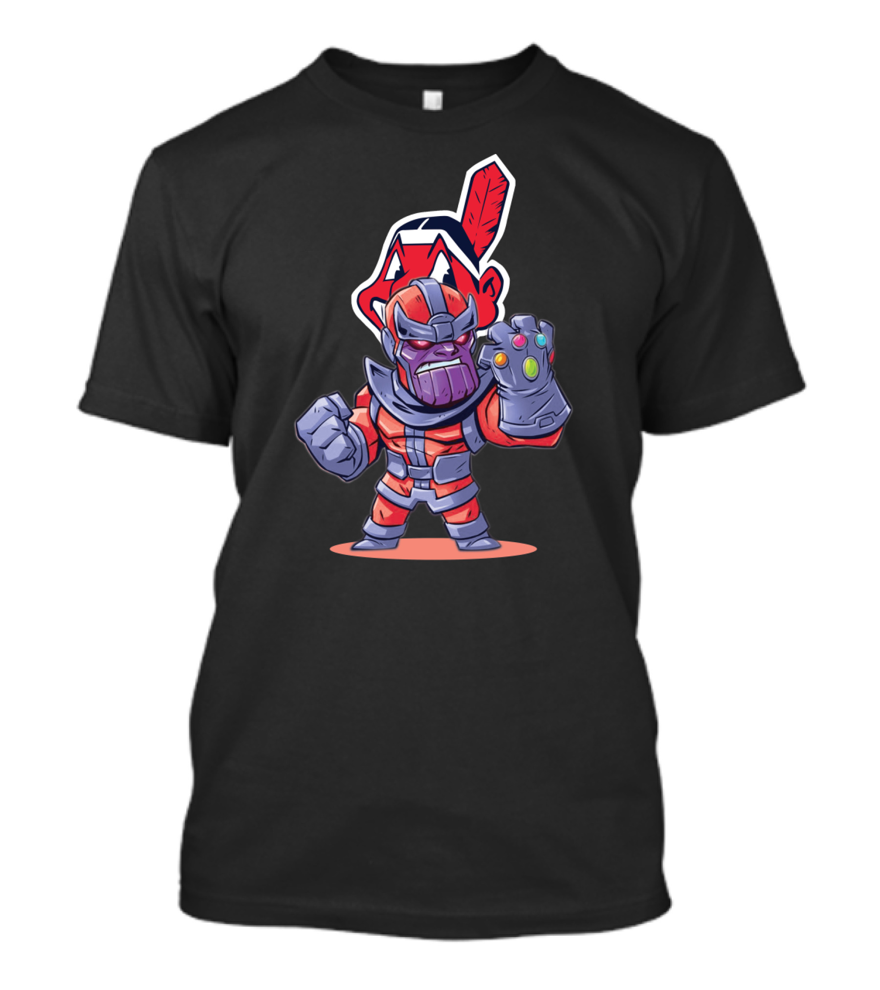 Thanos Meets Cleveland Indians Fans Iconic Crossover T-Shirt