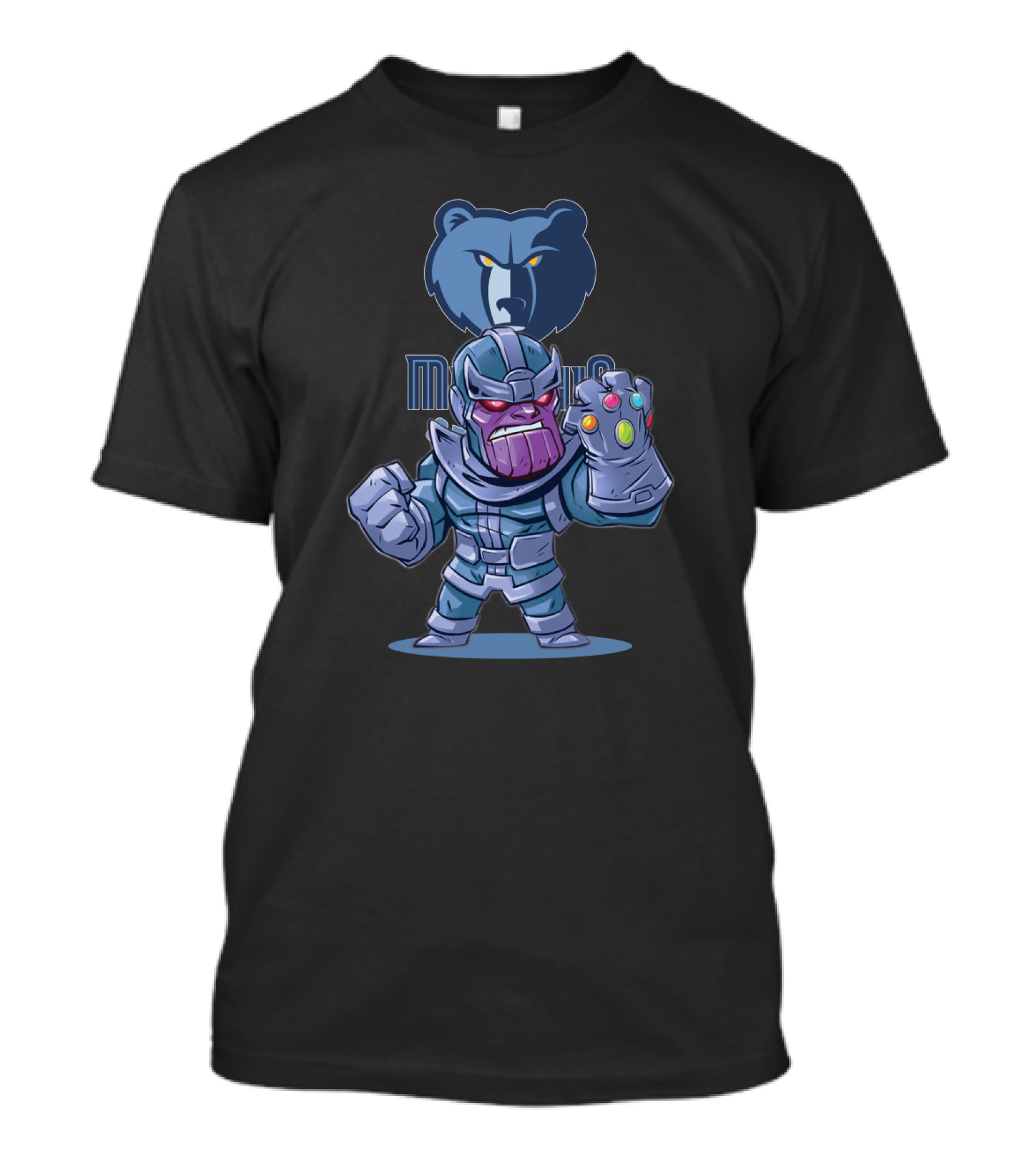 Thanos Grizzlies Infinity Gauntlet Fans Memphis Bear T-Shirt