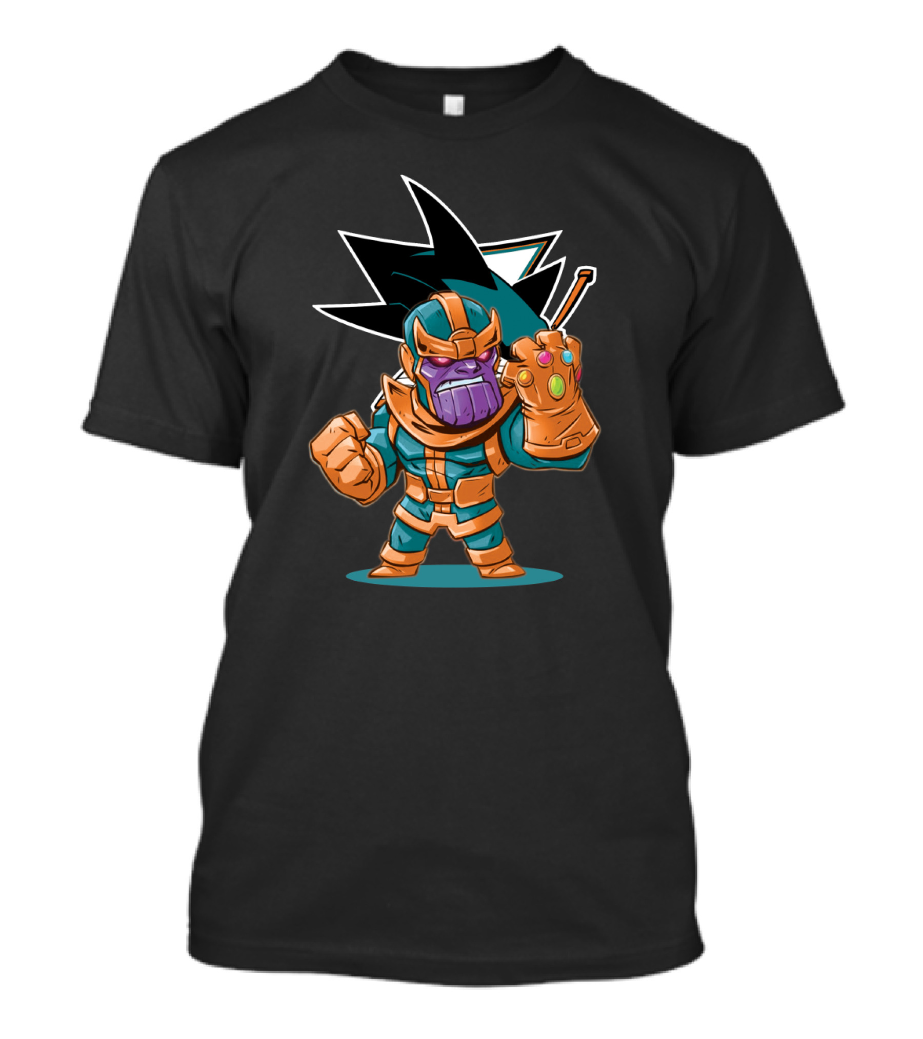 Thanos San Jose Sharks Fans Crossover Character T-Shirt