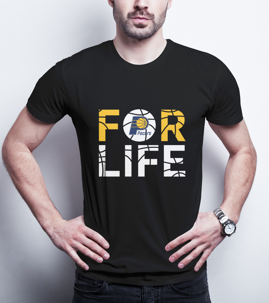 Indiana Pacers For Life Basketball Fan Enthusiasm T-Shirt