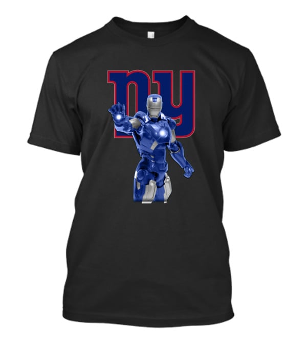 Iron Man And New York Giants Fan Favorite Power Duo T-Shirt