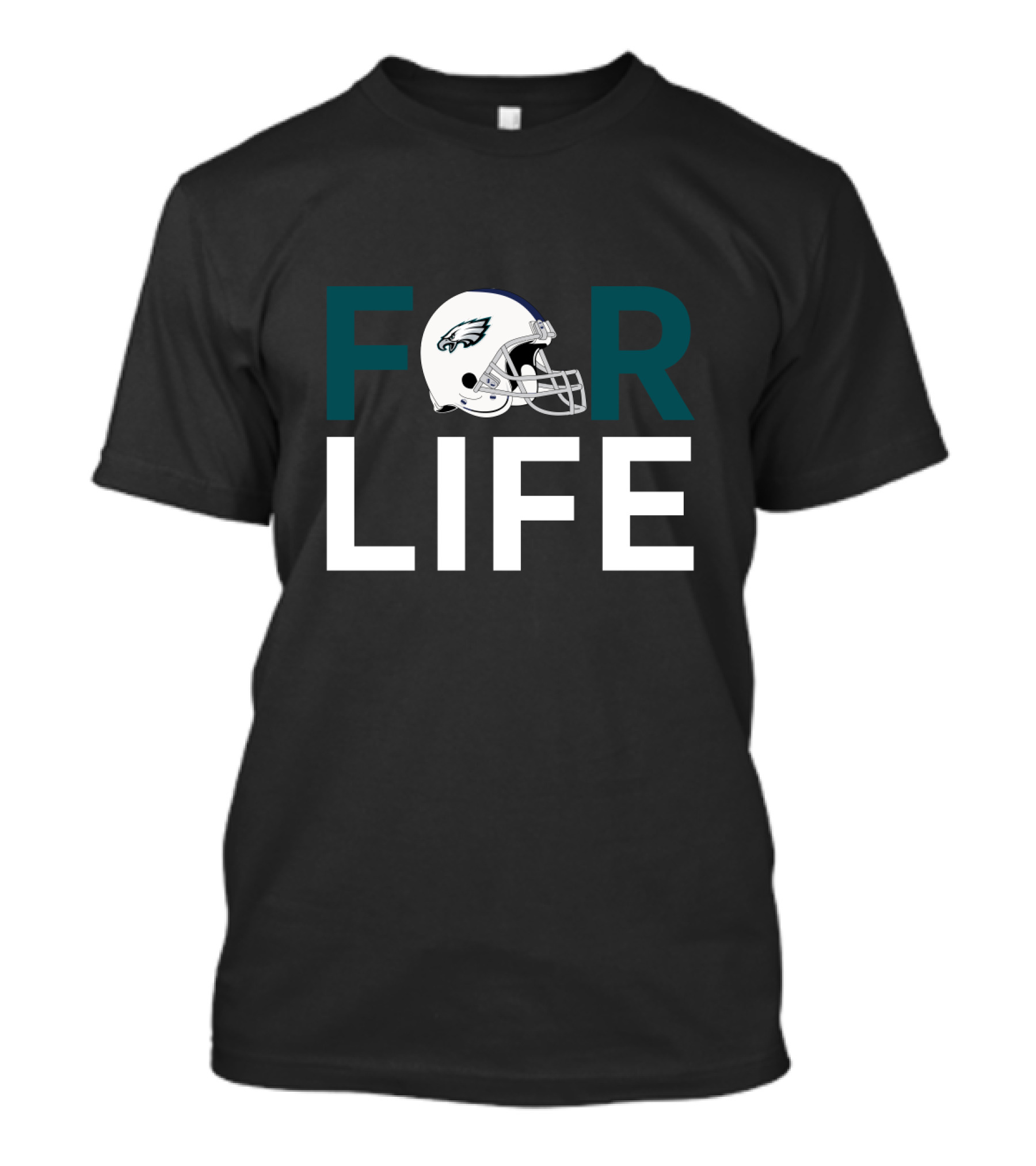 Philadelphia Eagles Helmet For Life For Fans T-Shirt