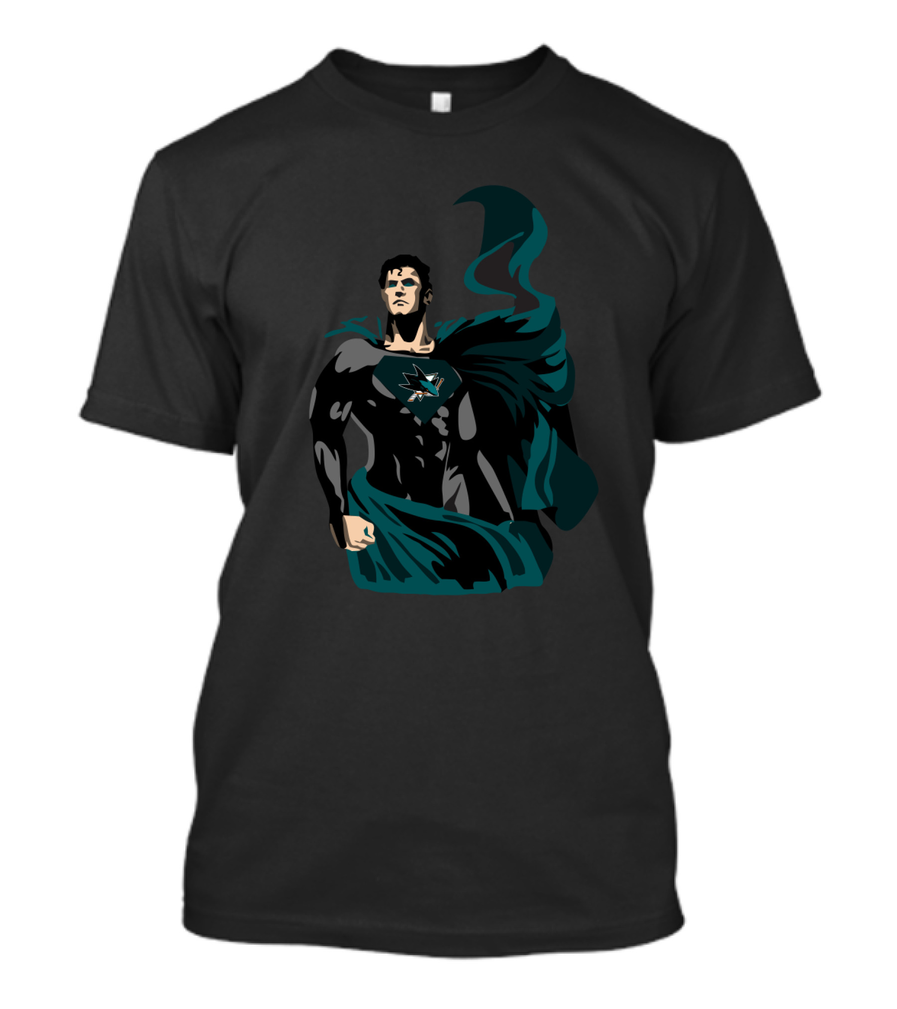 Superman San Jose Sharks Symbol For Fans T-Shirt